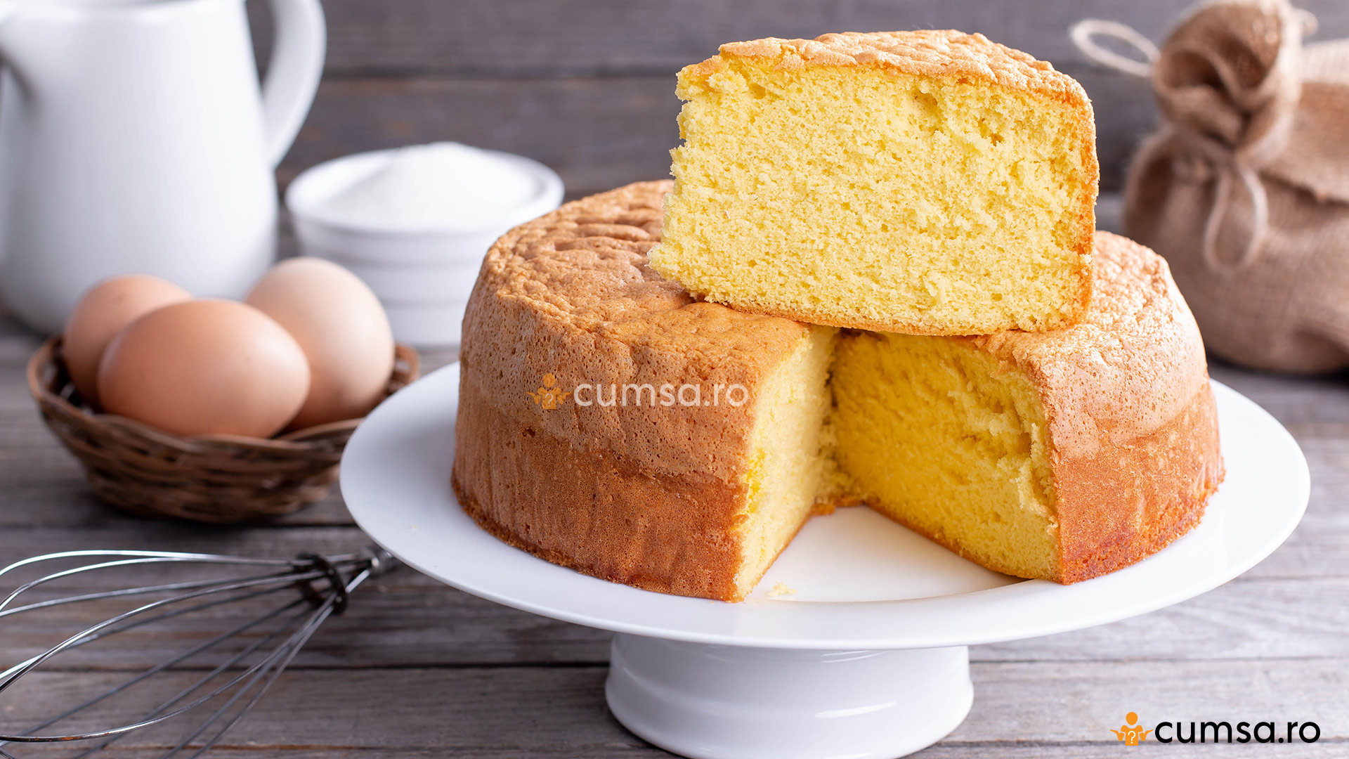 Cum sa faci cel mai pufos pandispan. Acesta este secretul retetei ...