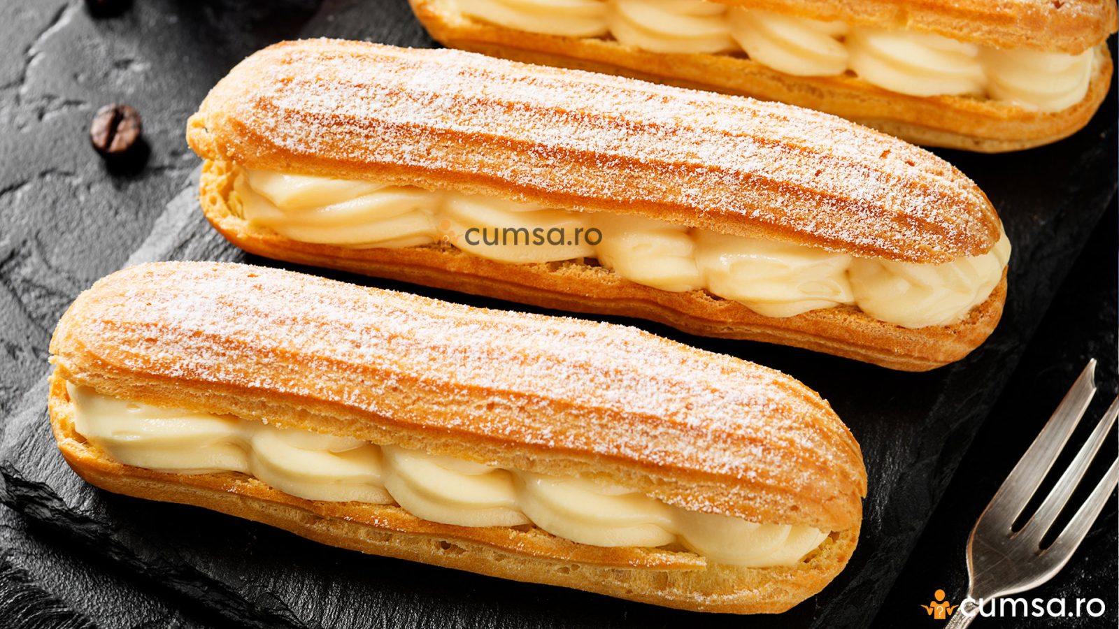 Reteta pentru eclere clasice cu vanilie. Cum se face, de fapt, acest ...