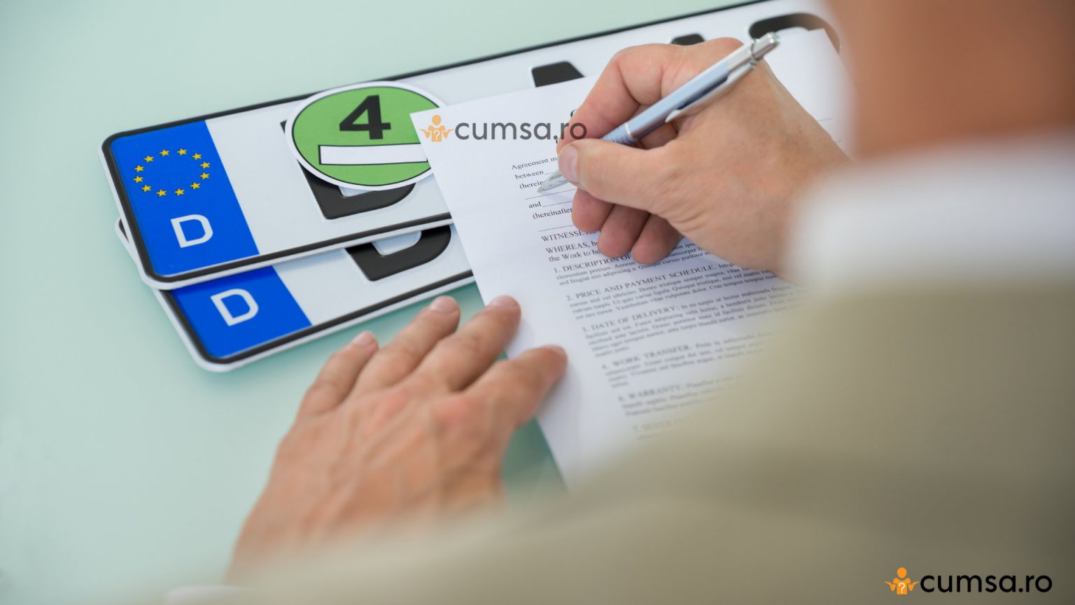 Acte necesare numere rosii. Cum sa faci si cat costa o inmatriculare ...