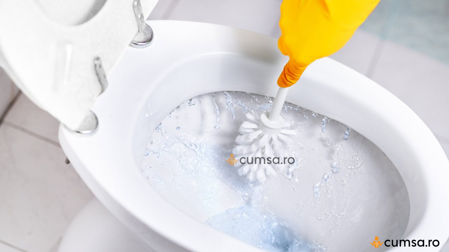 Cum sa faci o bila efervescenta pentru a curata toaleta - cumsa.ro