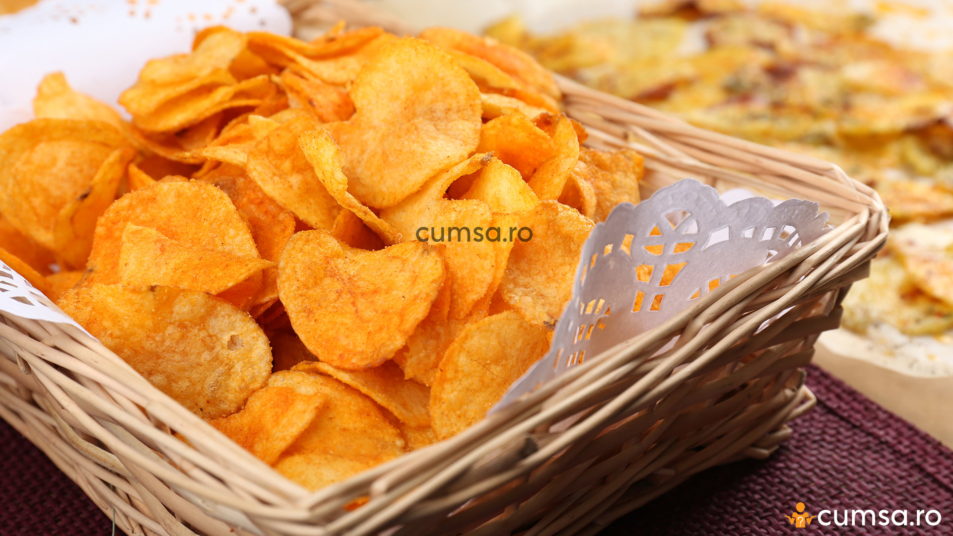 Chipsuri de casa. Cum sa le prepari, reteta pentru a iesi crocante ...