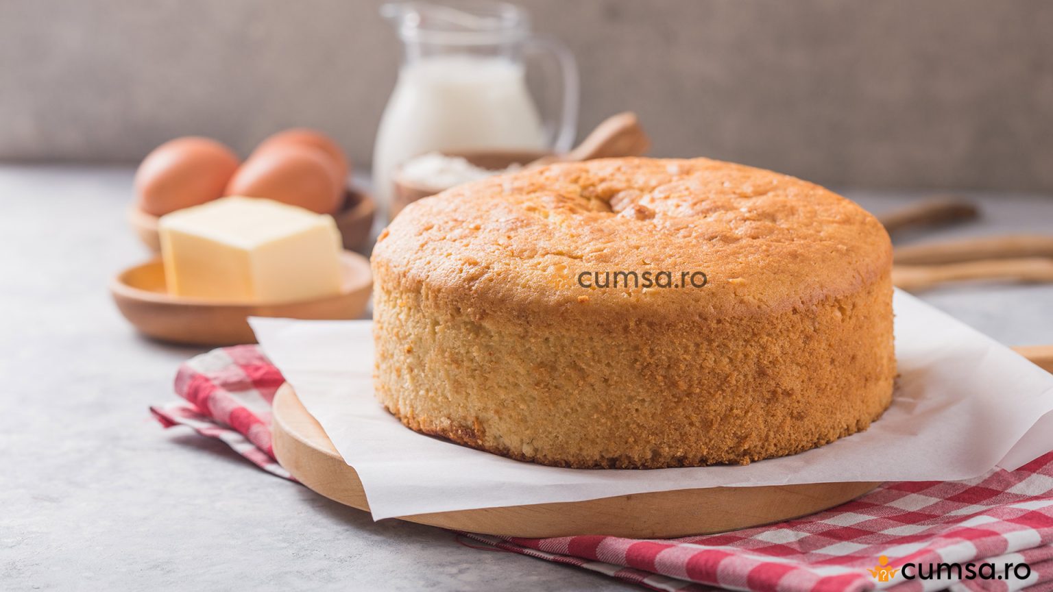 Cum sa faci cel mai pufos pandispan. Acesta este secretul retetei ...