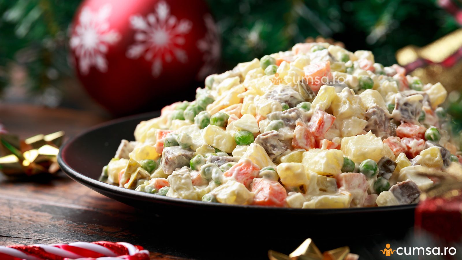 Cum sa prepari salata ruseasca. Reteta si ingrediente - cumsa.ro