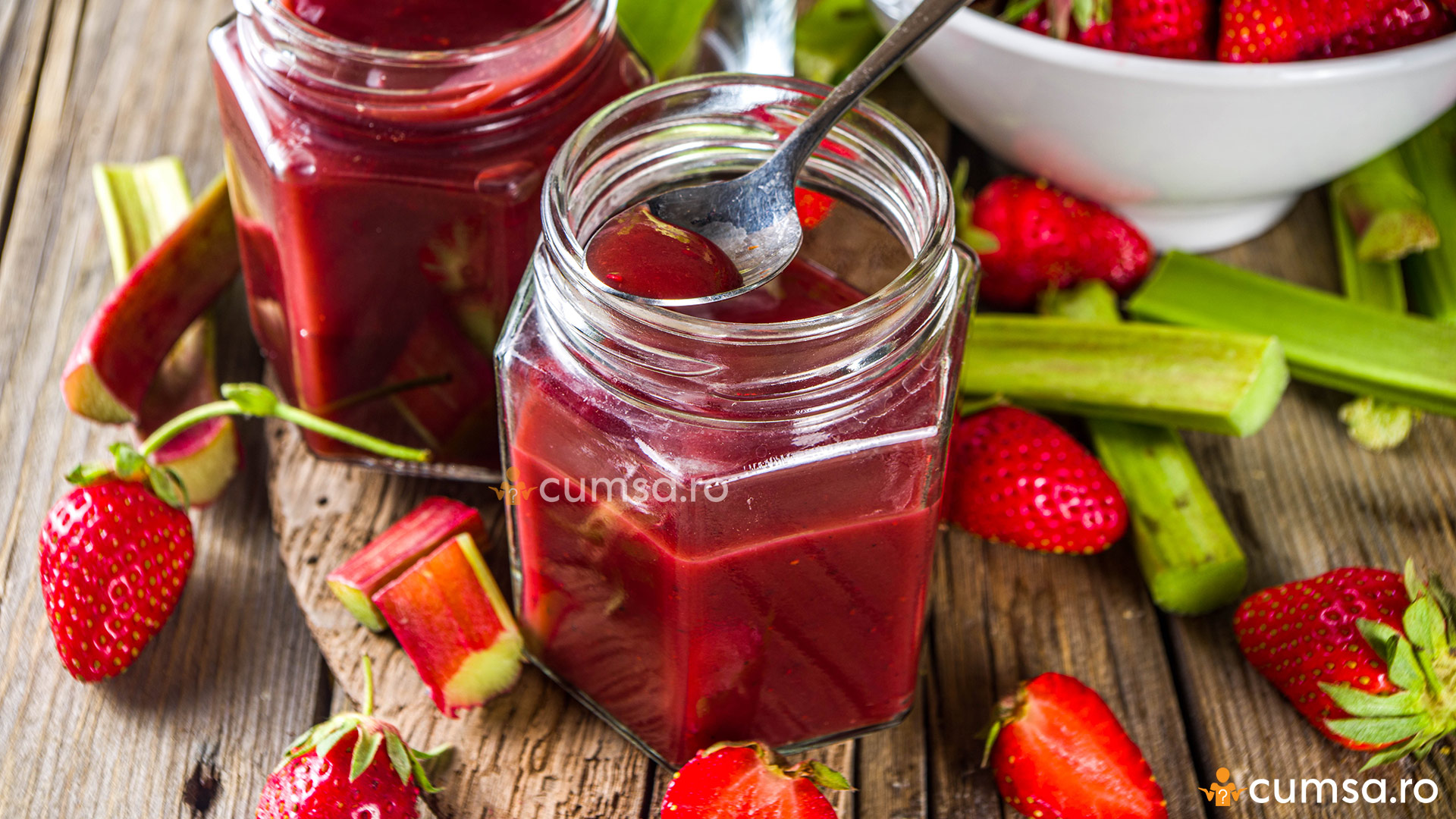 Dulceata de rubarba. Cum sa pregatesti reteta clasica - cumsa.ro