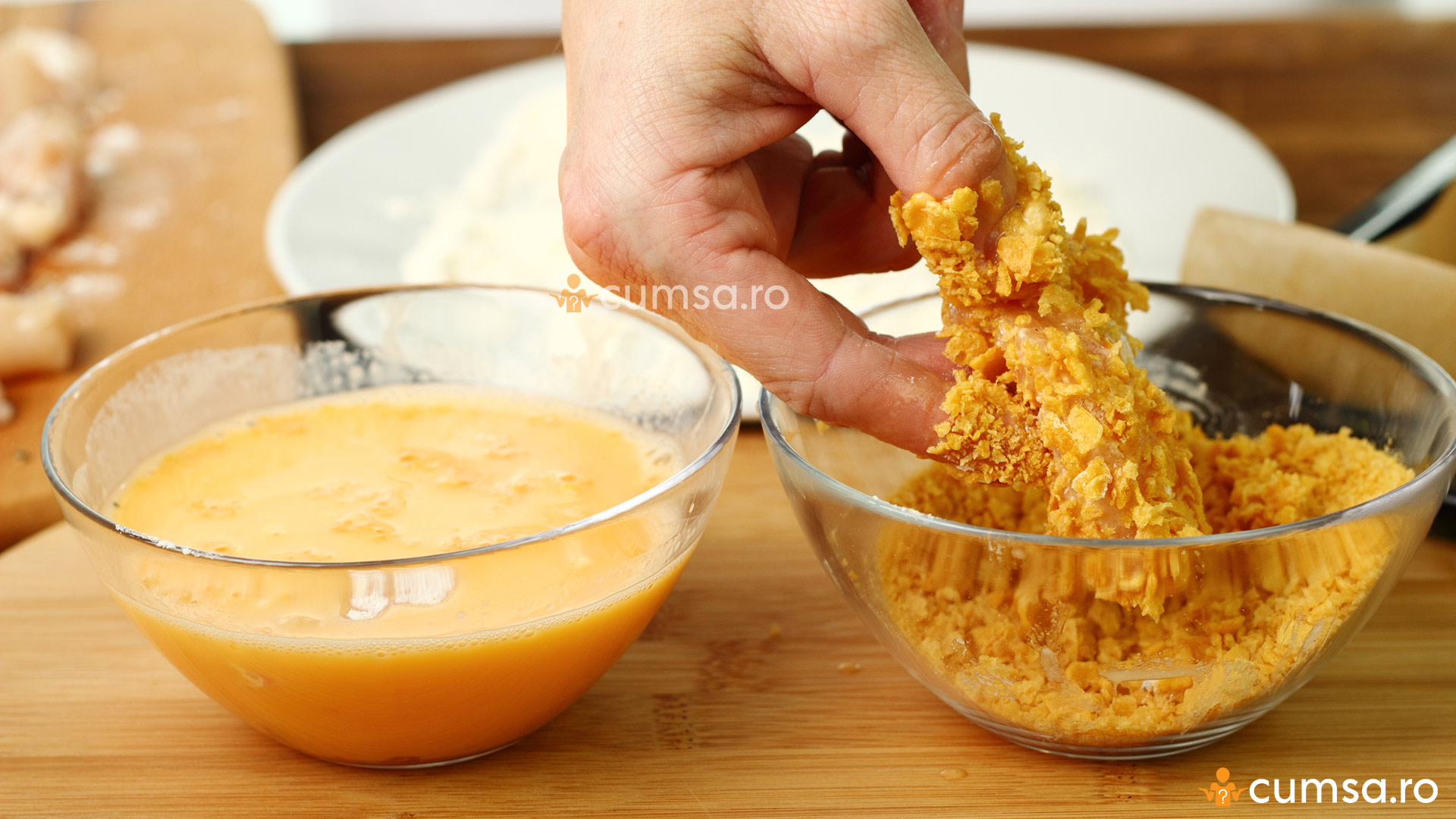 Snitel cu fulgi de porumb. Cum sa il prepari si care este reteta - cumsa.ro