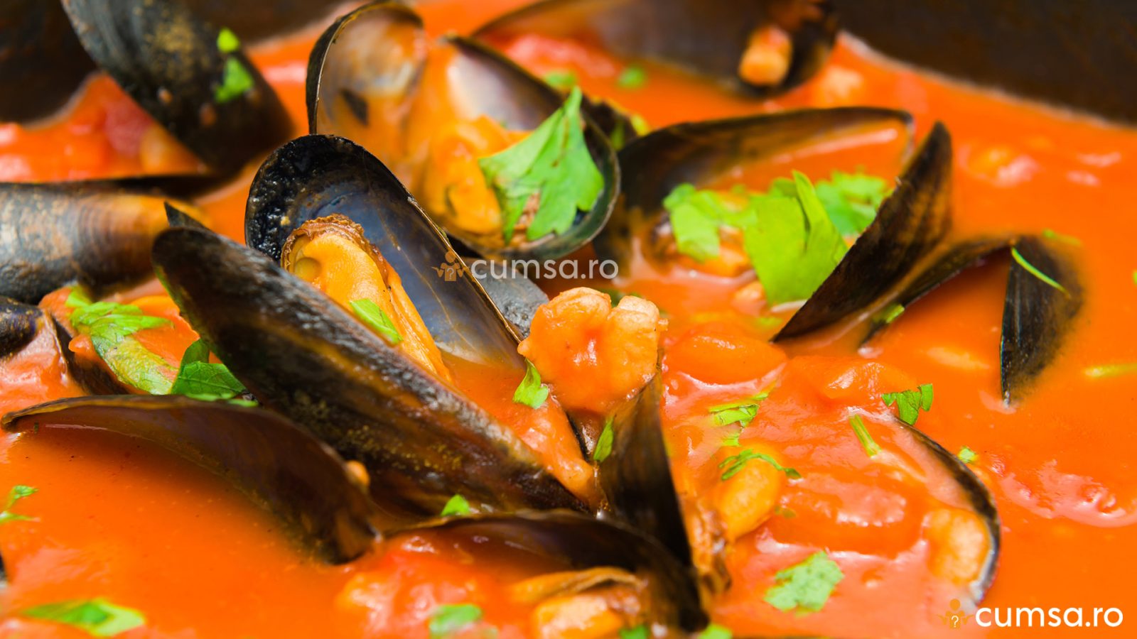 Midii in sos rosu. Cum sa pregatesti aceasta reteta - cumsa.ro