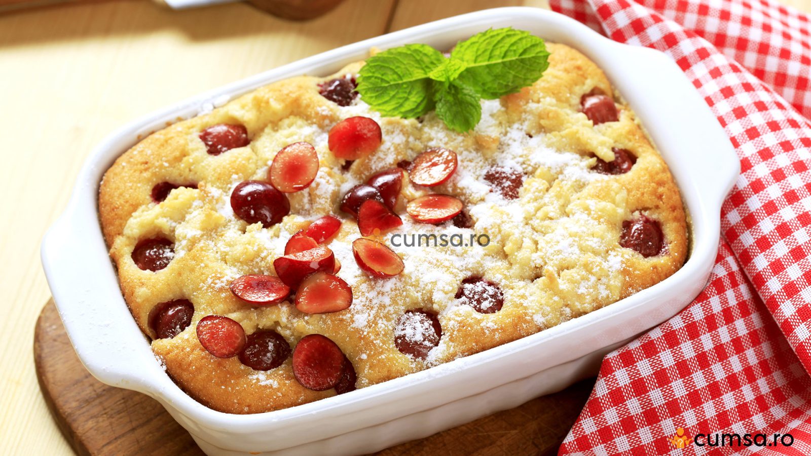 Cum sa faci pandispan cu visine. Reteta si mod de preparare - cumsa.ro