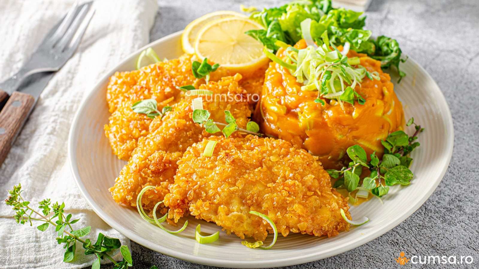 Snitel cu fulgi de porumb. Cum sa il prepari si care este reteta - cumsa.ro