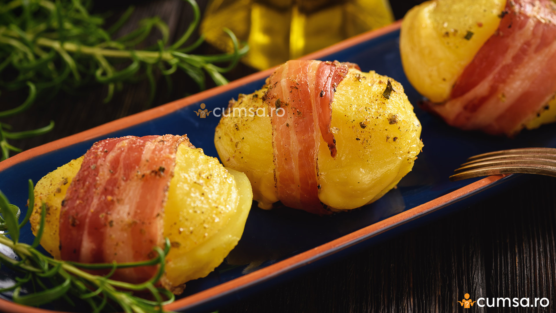 Cartofi inveliti in bacon. Cum sa ii prepari si de ce ingrediente ai ...