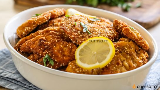 Snitele de porc la cuptor. Cum sa le pregatesti pentru a iesi crocante ...