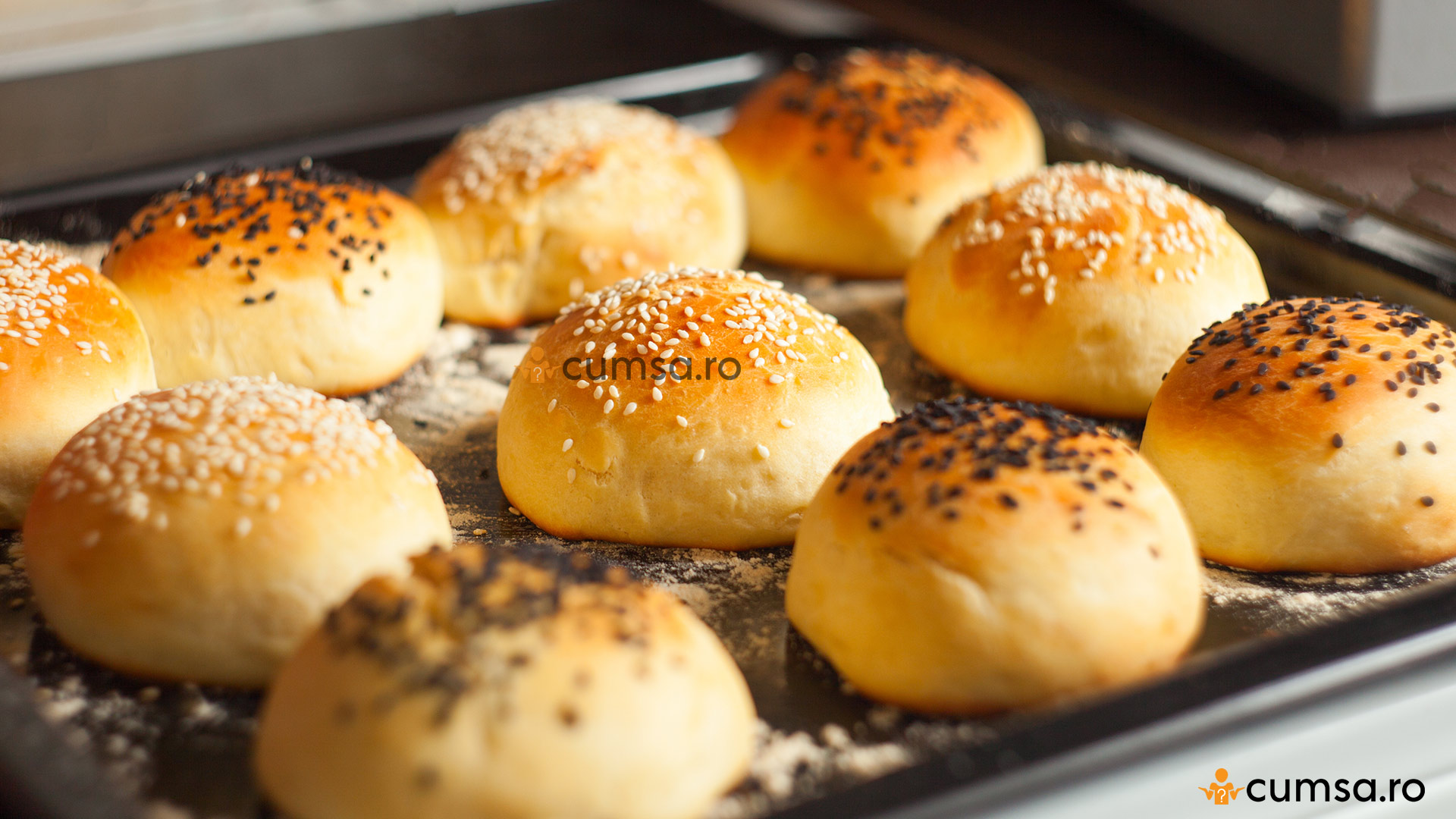 Cum sa faci chifle de burger la tine acasa. Reteta pentru a iesi ...