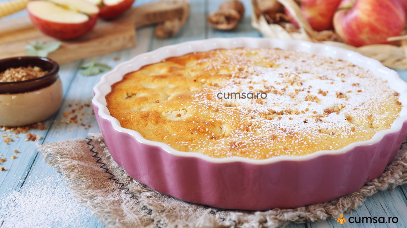 Pandispan cu mere. Cum sa prepari aceasta prajitura delicioasa - cumsa.ro