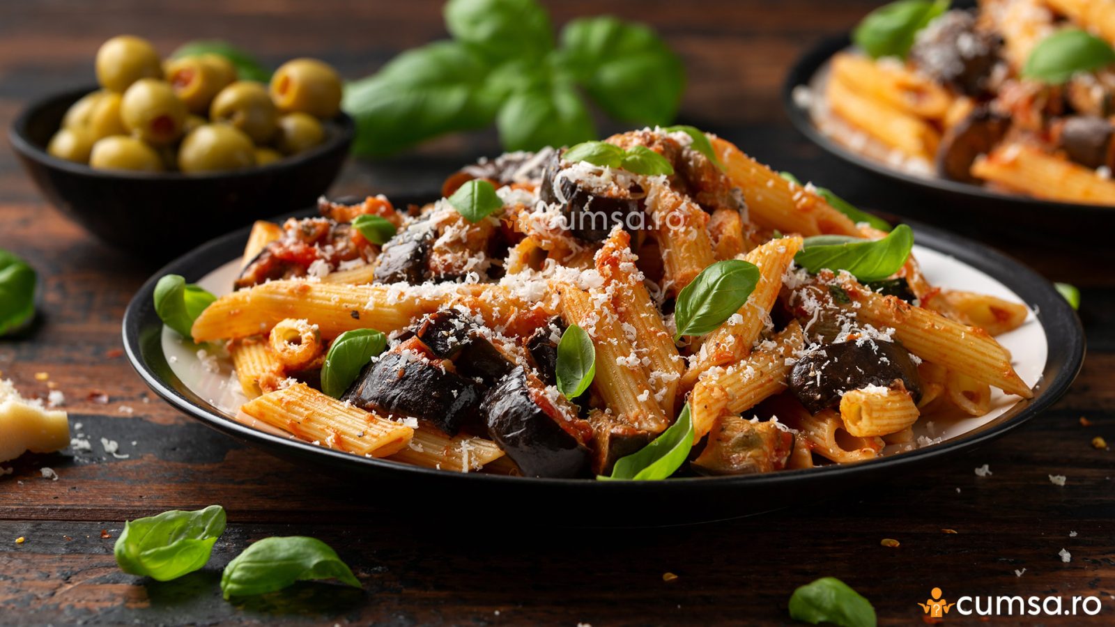 Paste cu vinete. Cum sa prepari Pasta alla Norma - cumsa.ro