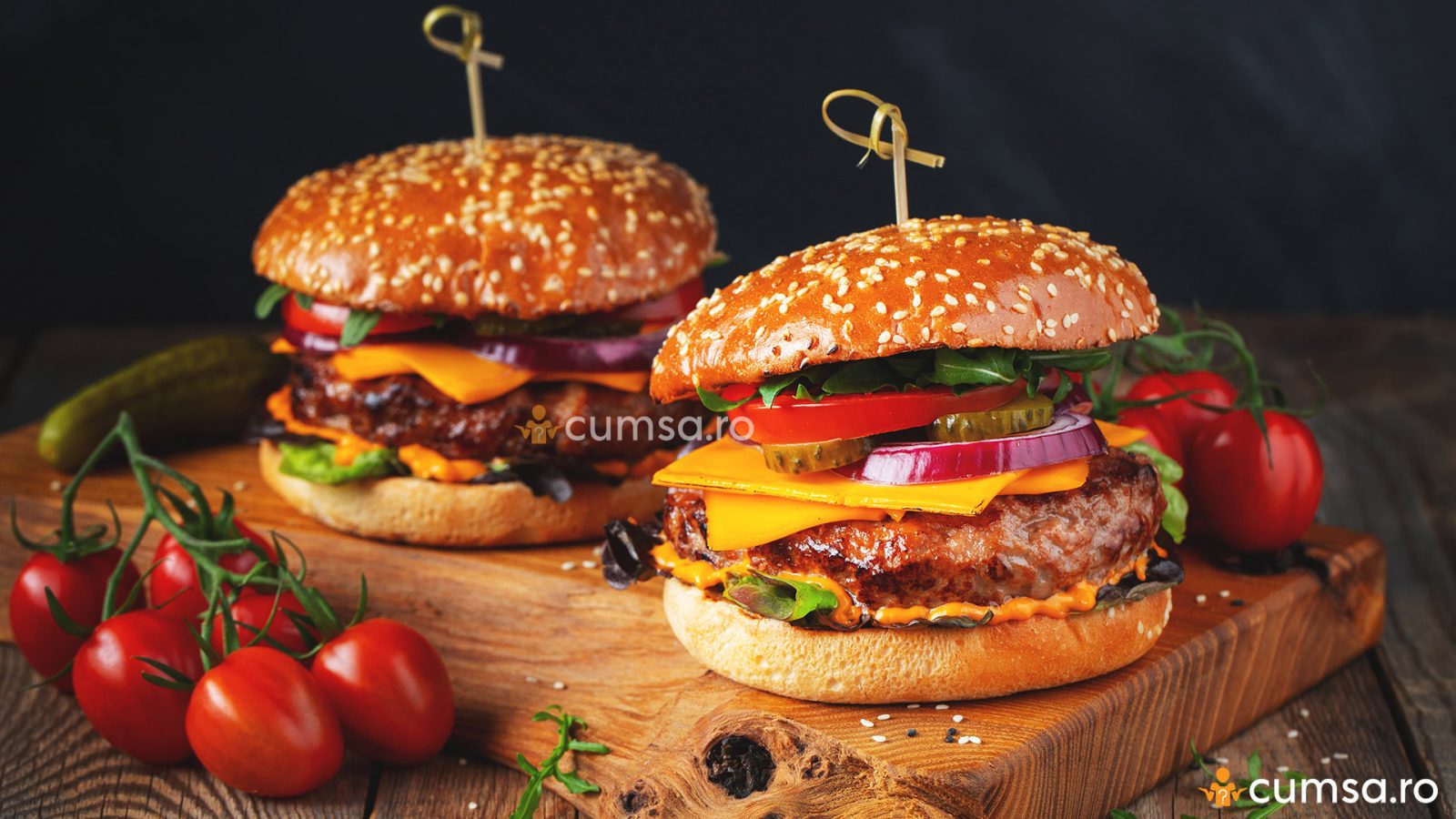 Reteta hamburger porc. Cum sa o prepari - cumsa.ro