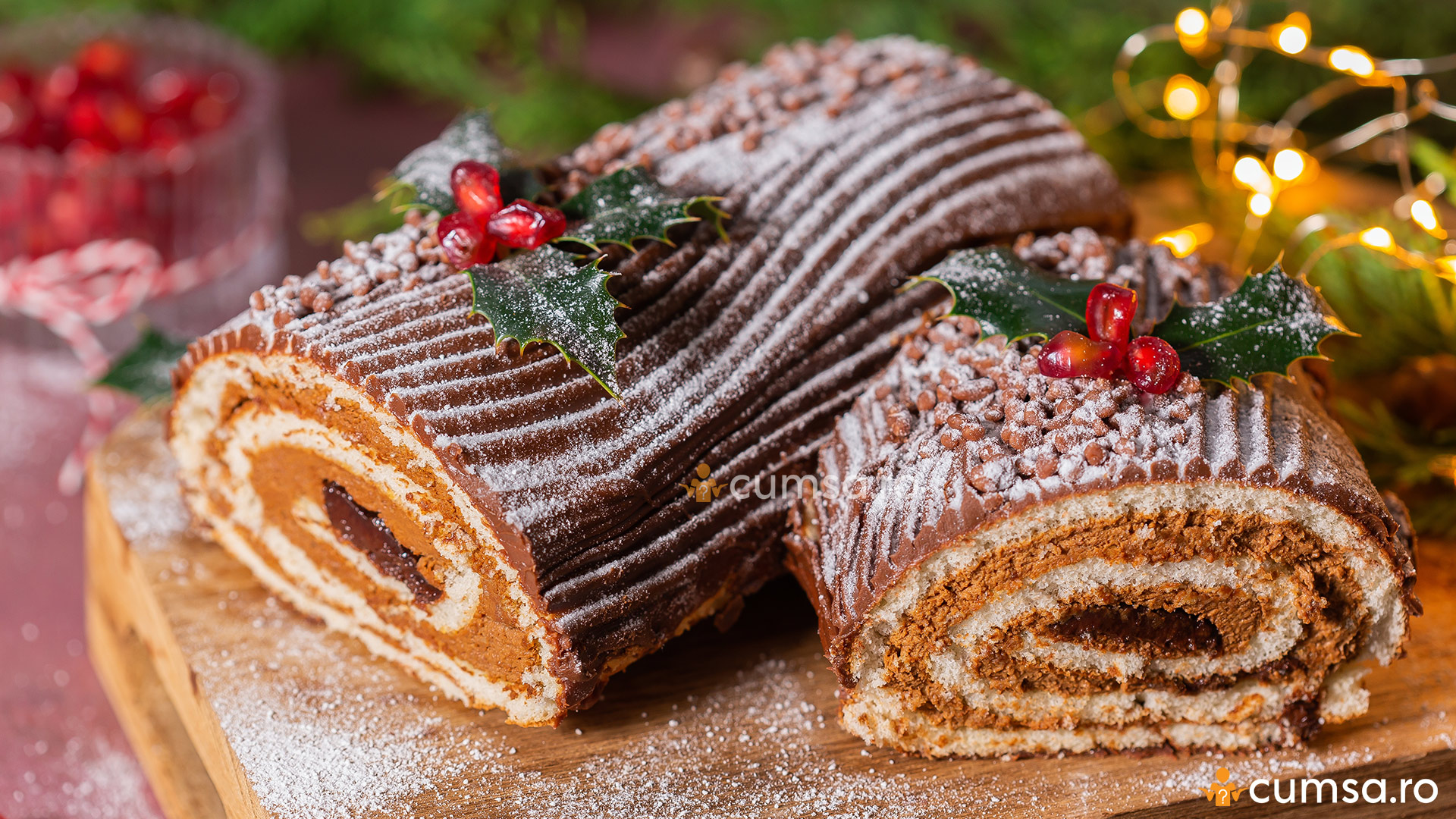Cum sa faci rulada buturuga (Buche de Noel). Reteta si ingrediente ...