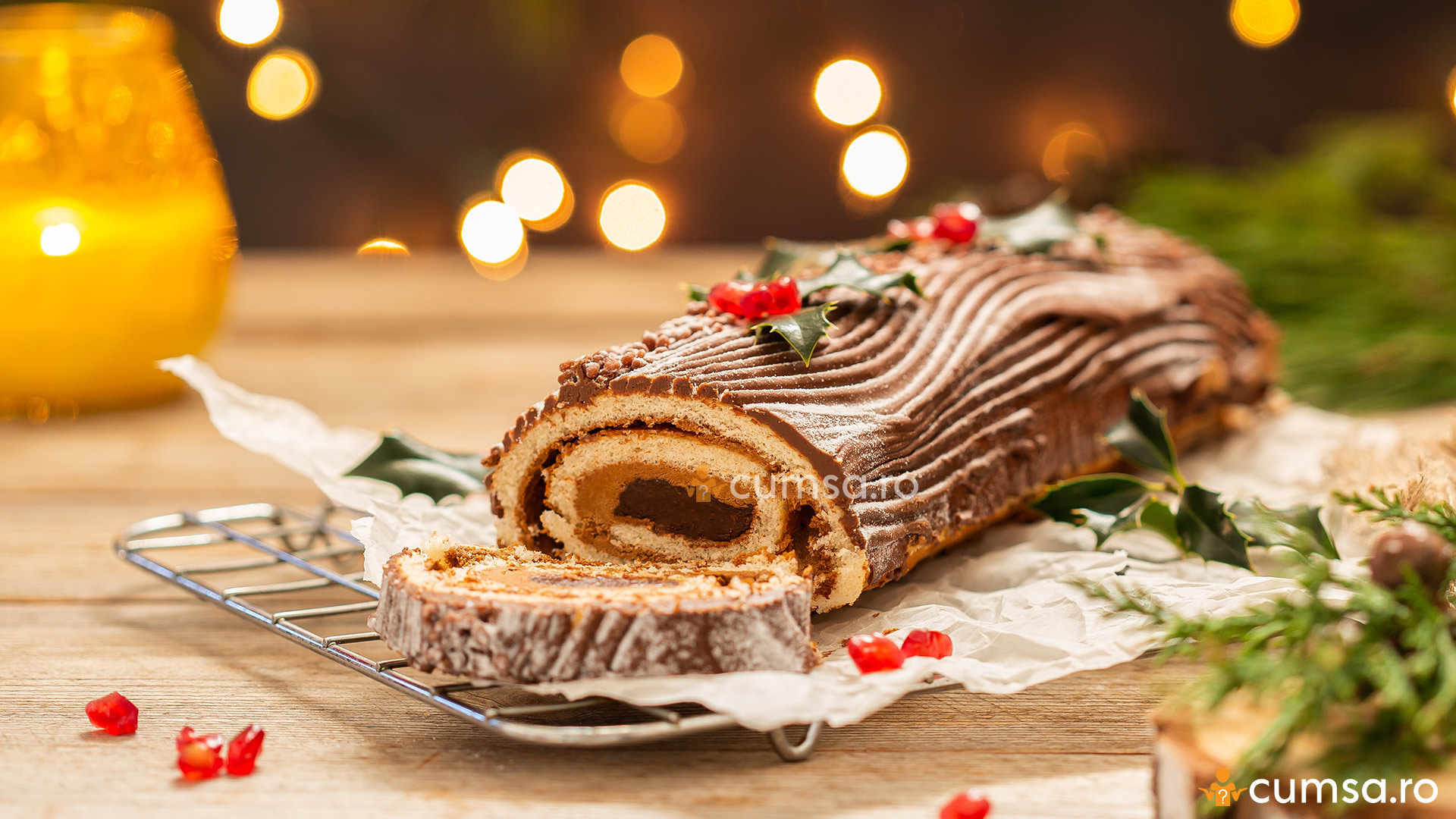 Cum sa faci rulada buturuga (Buche de Noel). Reteta si ingrediente ...