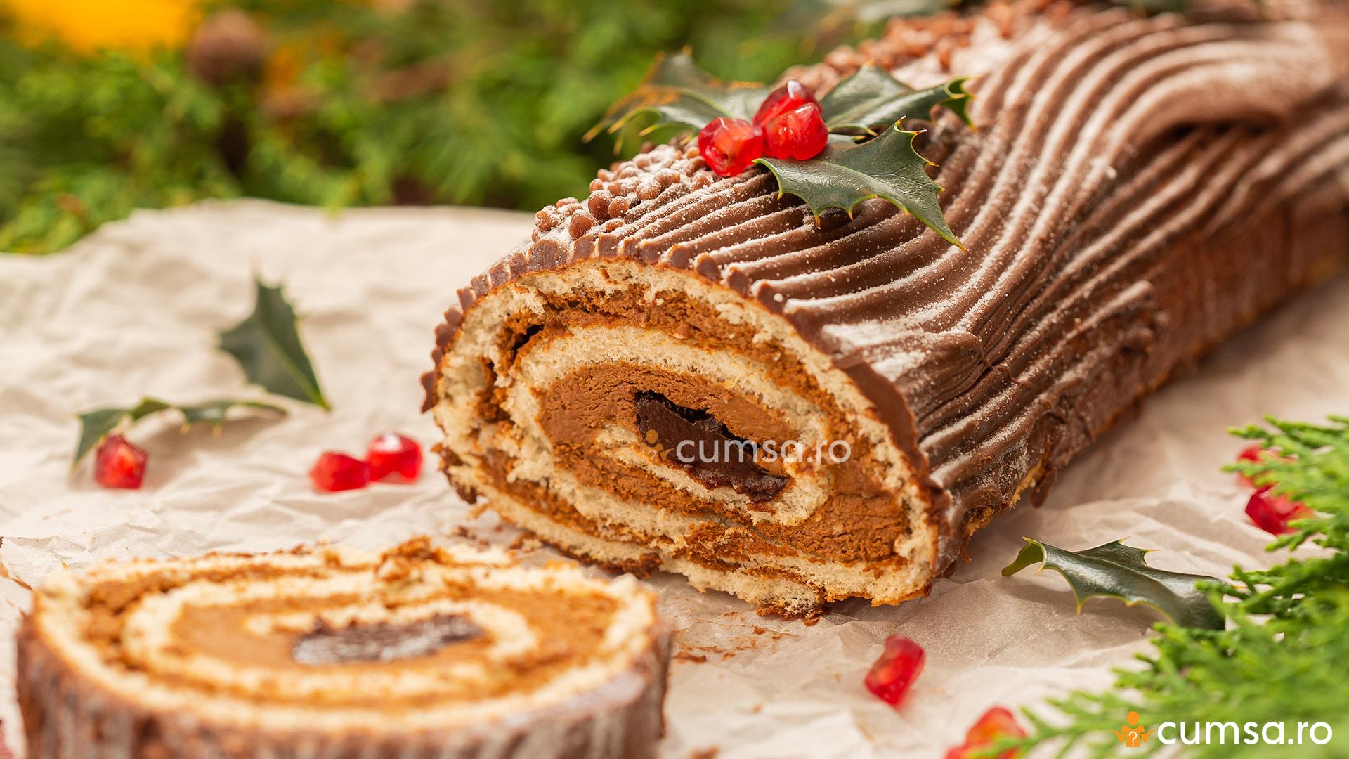 Cum sa faci rulada buturuga (Buche de Noel). Reteta si ingrediente ...