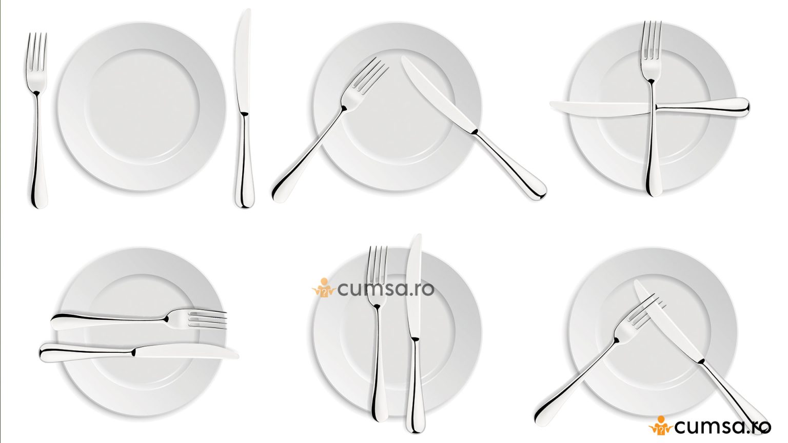 Aranjare tacamuri dupa masa. Cum sa o faci si ce semnifica fiecare ...