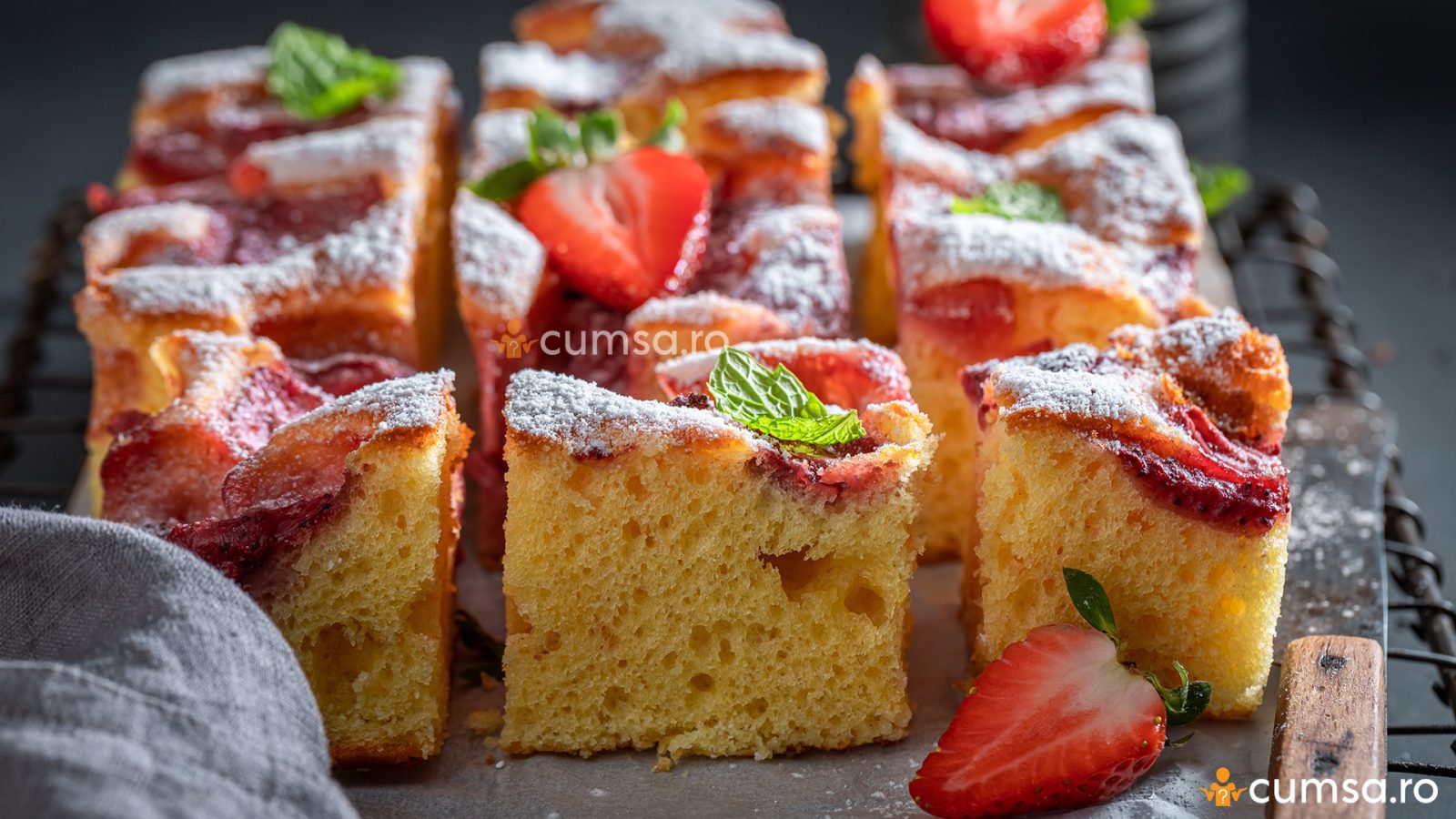 Pandispan cu capsuni. Cum sa pregatesti acest desert - cumsa.ro