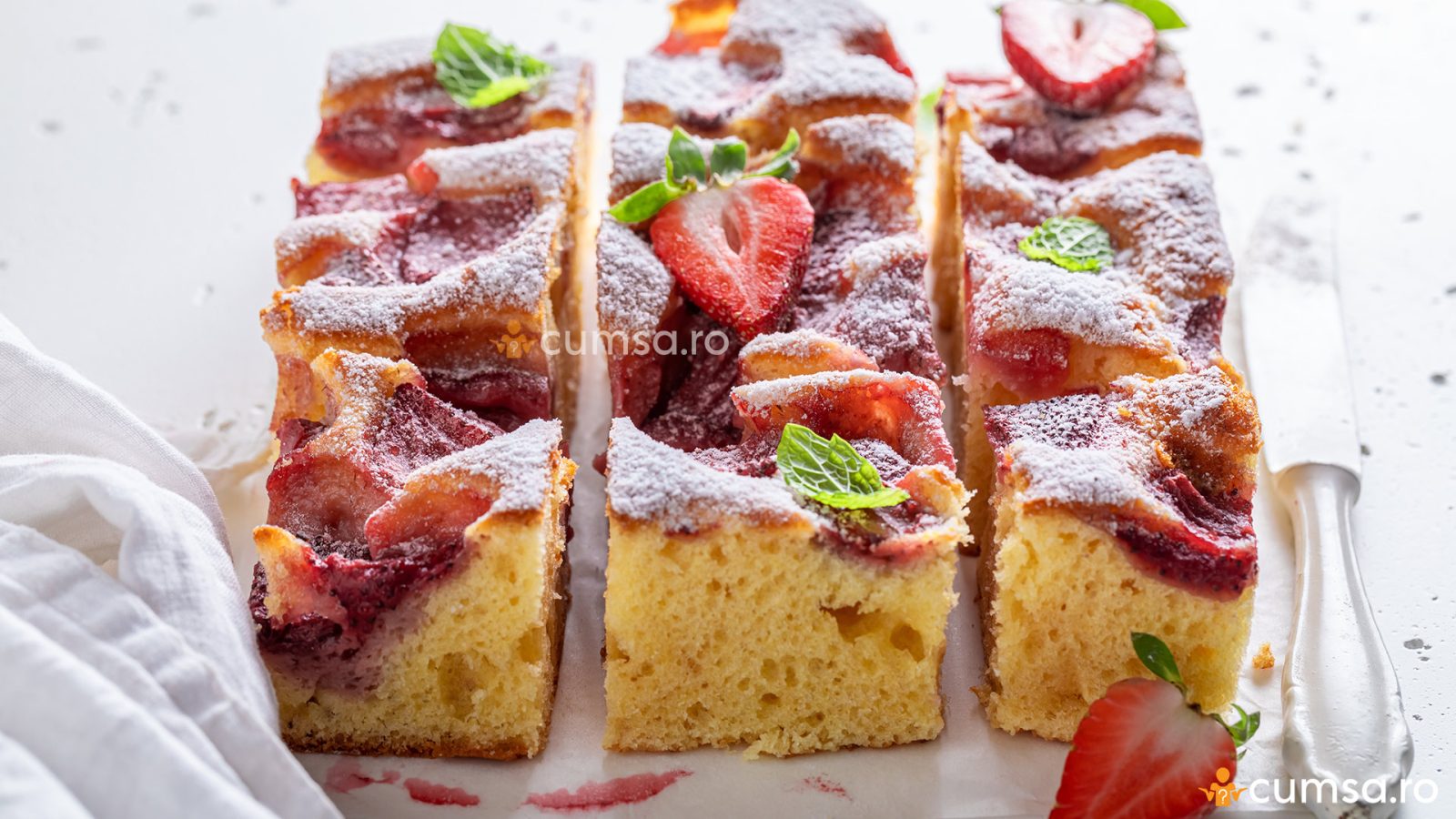 Pandispan cu capsuni. Cum sa pregatesti acest desert - cumsa.ro