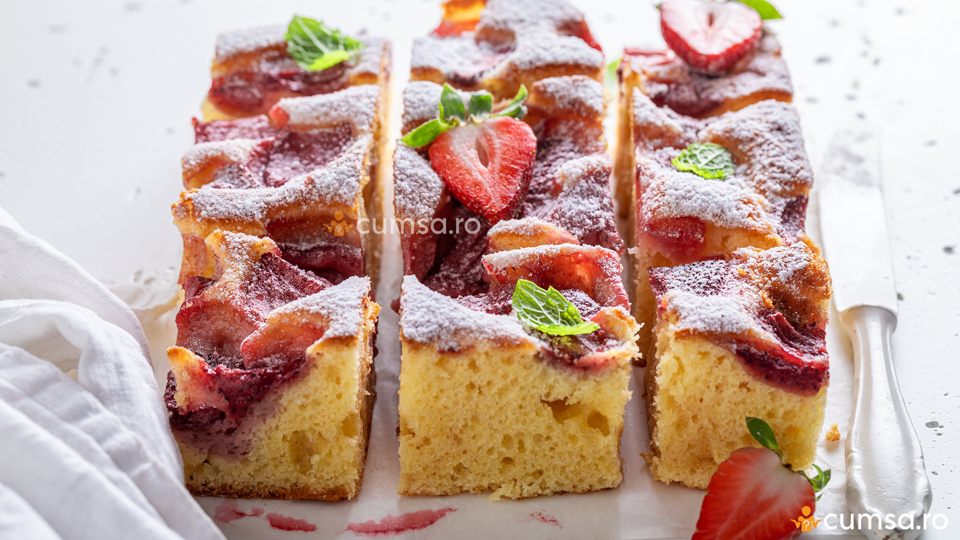 Pandispan cu capsuni. Cum sa pregatesti acest desert - cumsa.ro