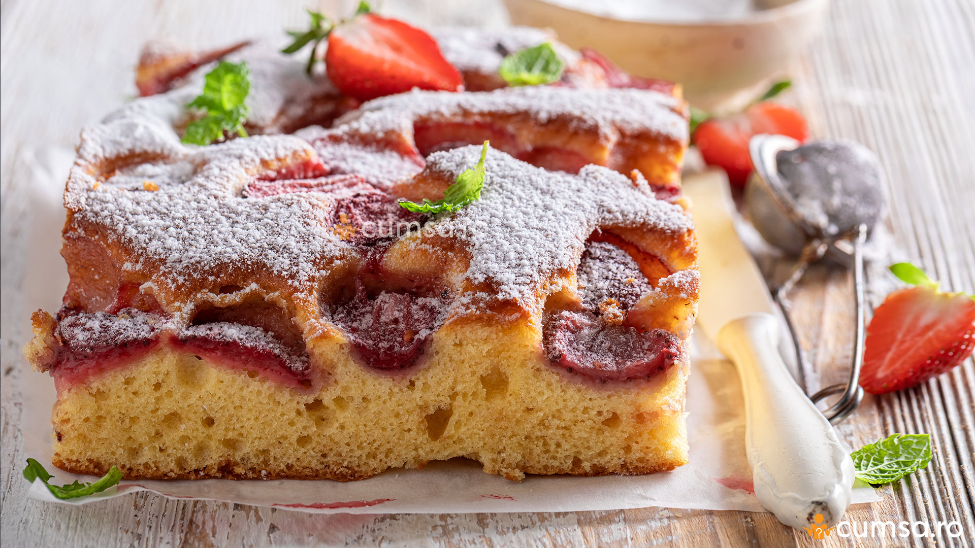 Pandispan cu capsuni. Cum sa pregatesti acest desert - cumsa.ro