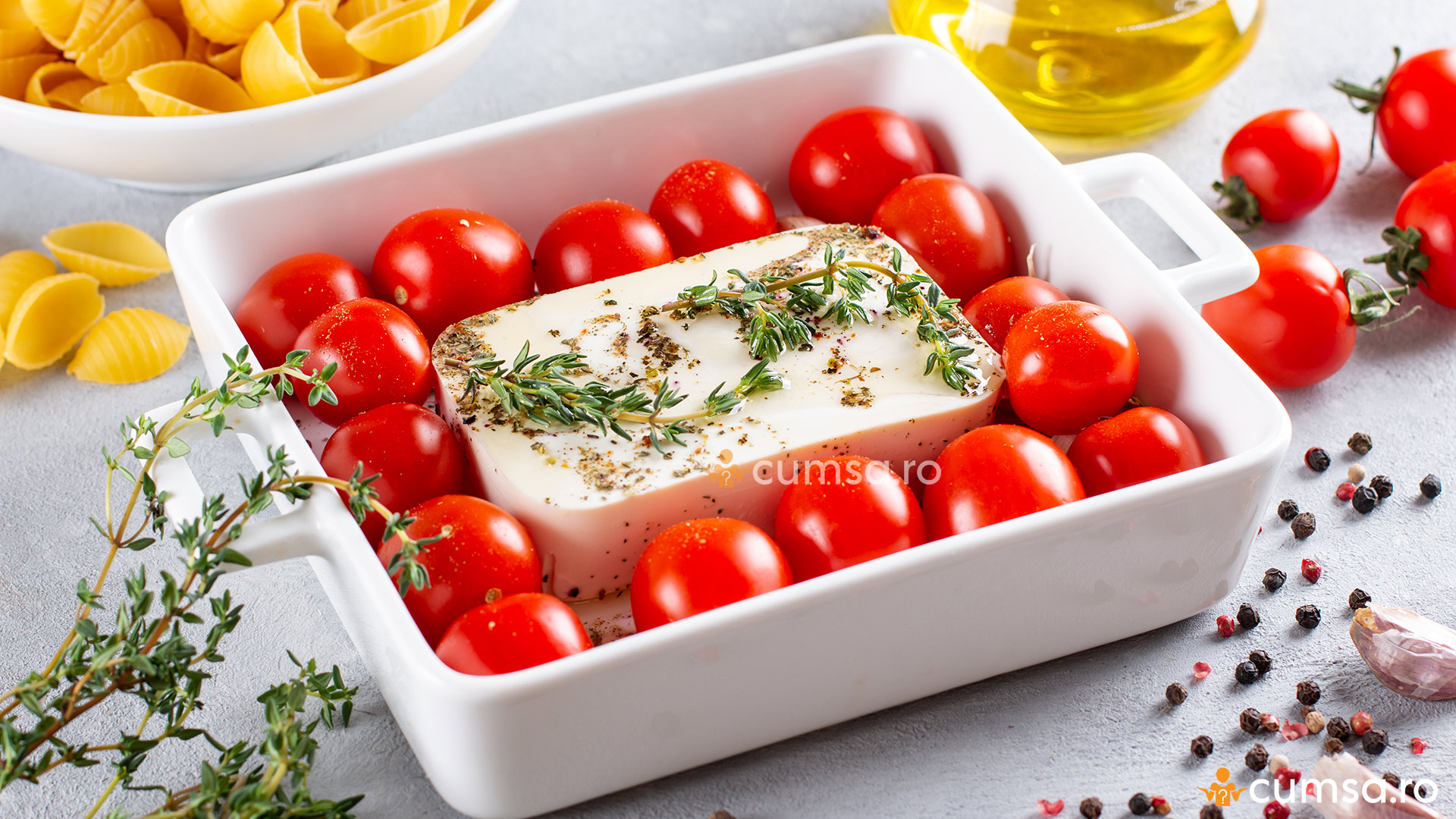 Paste cu branza feta. Cum sa faci celebra reteta de pe retelele de ...