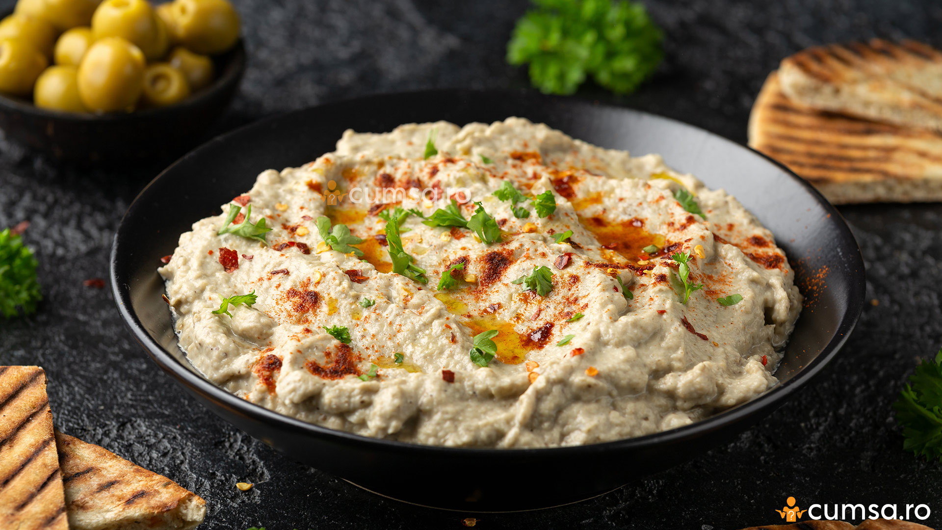 Reteta baba ganoush. Cum sa faci salata de vinete in stil oriental ...