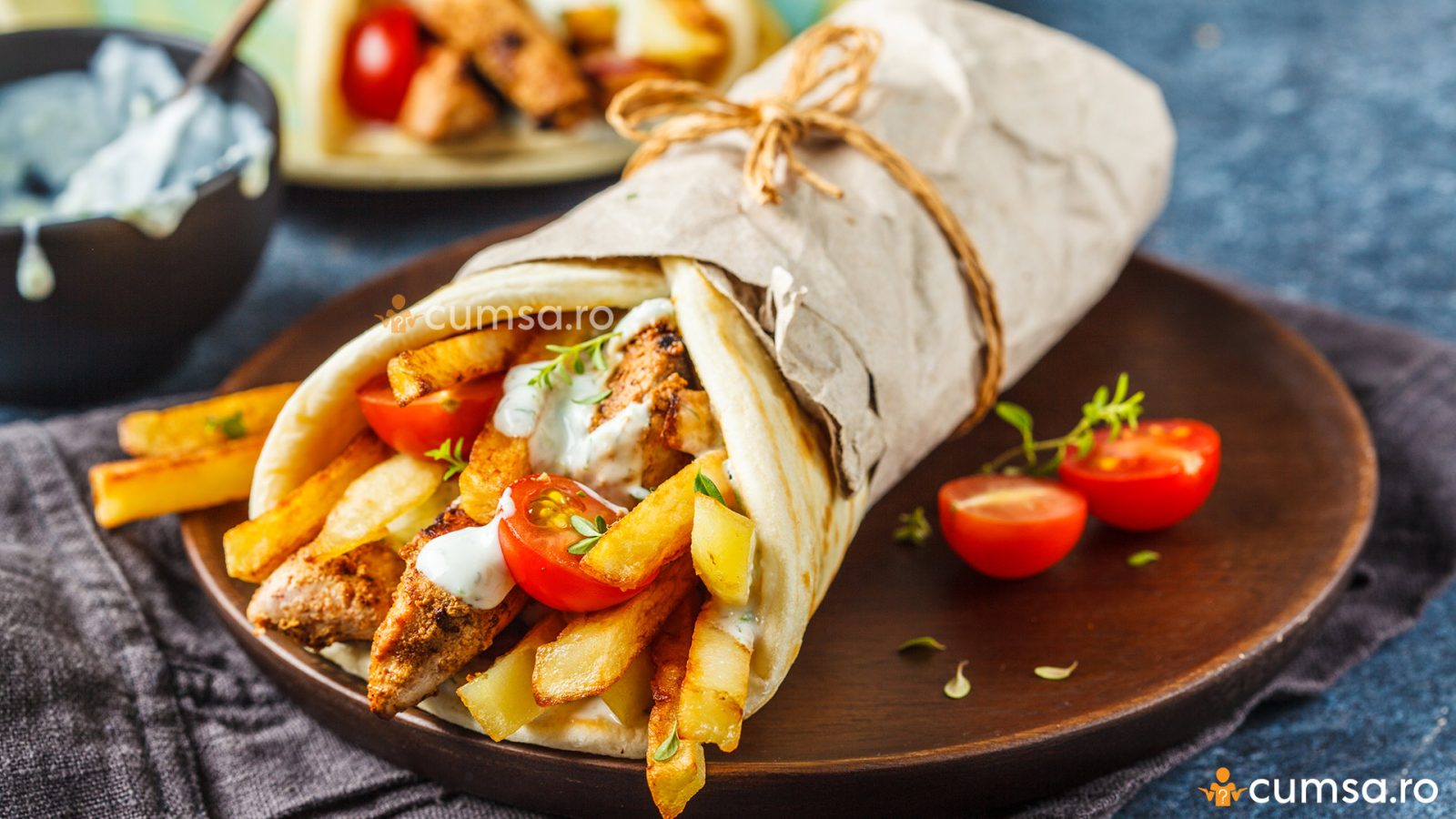 Reteta gyros de pui. Cum sa prepari shaorma greceasca - cumsa.ro